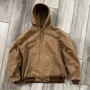 Carhartt | Jackets & Coats | Vintage 9s Carhartt Jacket Brown Made In ...